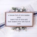A House Full Of Love Farmhouse Sign, Family Sign, Entryway Sign